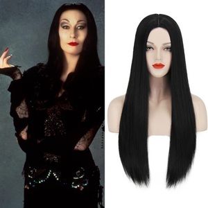 Halloween | Hair | Morticia Addams Wig Black Wig | Poshmark